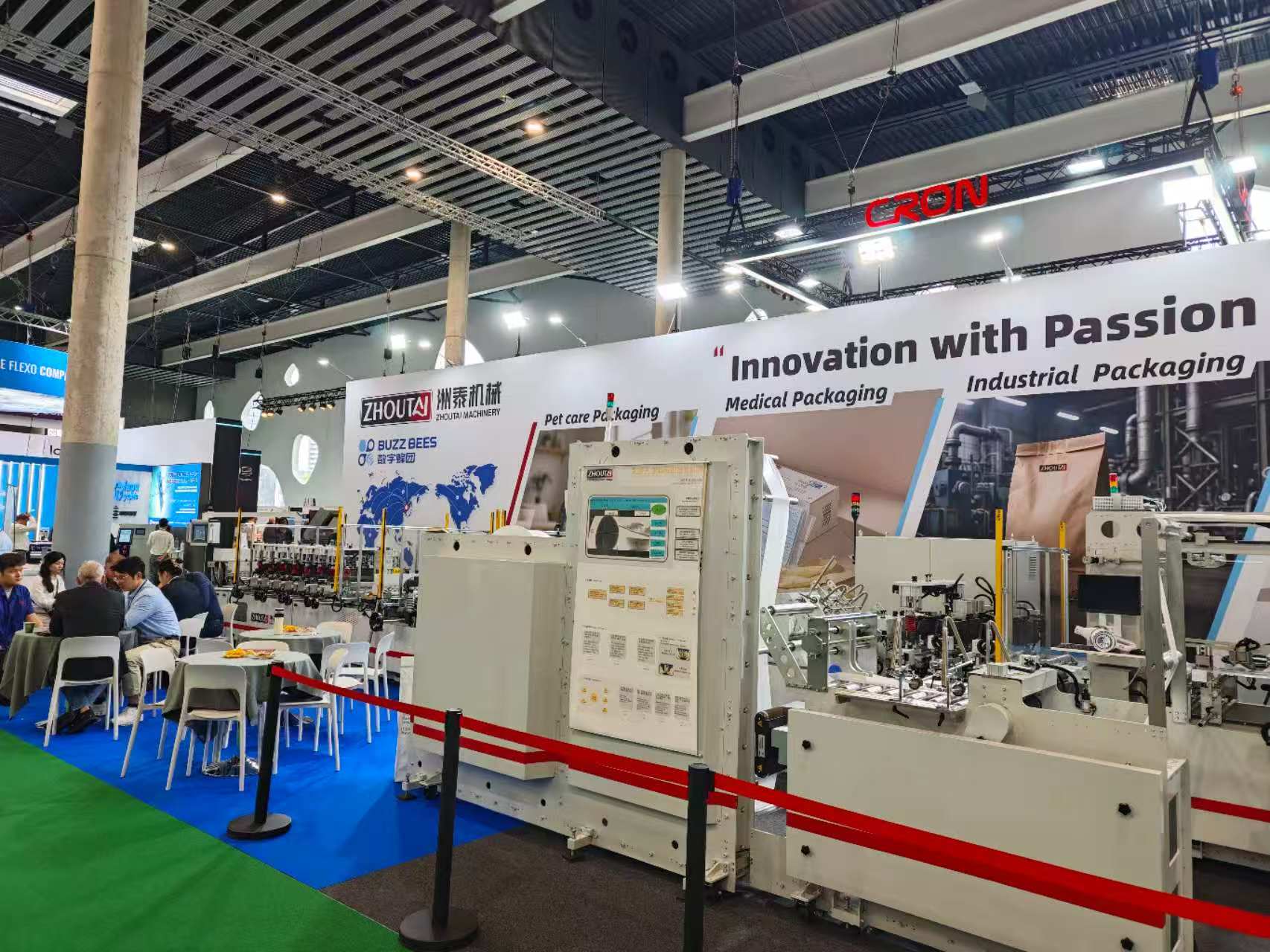 Zhoutai Machine Delivers Flat Bottom Pouch Making Solutions at Label Expo Europe 2025 in ...